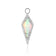 Aura Opal Pave Kite Charm | Elegant Piercing Jewellery