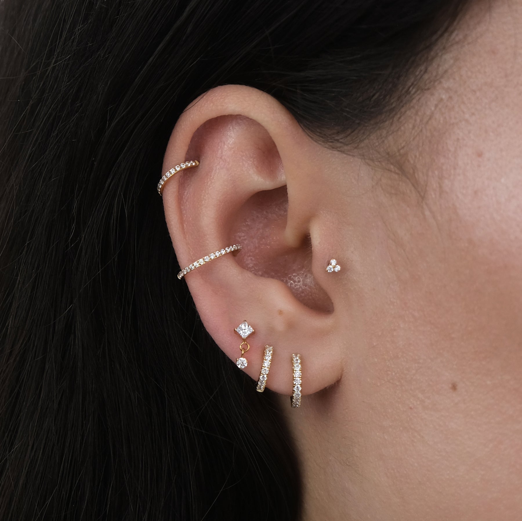 Conch Earrings | Conch Piercing Jewellery | Conch Hoops