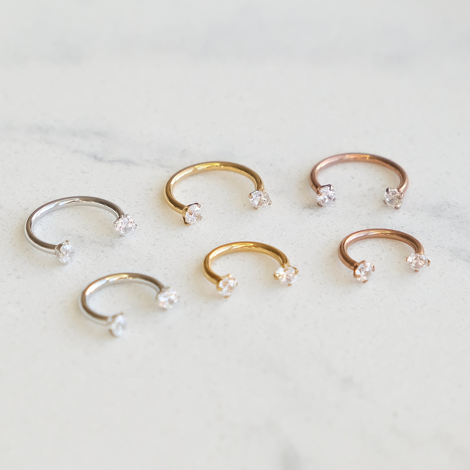 Barbells Collection | Elegant Piercing Jewellery Designs