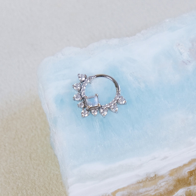 Solid Gold Daith Hoops | 14K Gold Piercing Jewellery